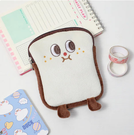 Plush Toast Pencil Case/Wallet/Pouch – Kukoo Kawaii